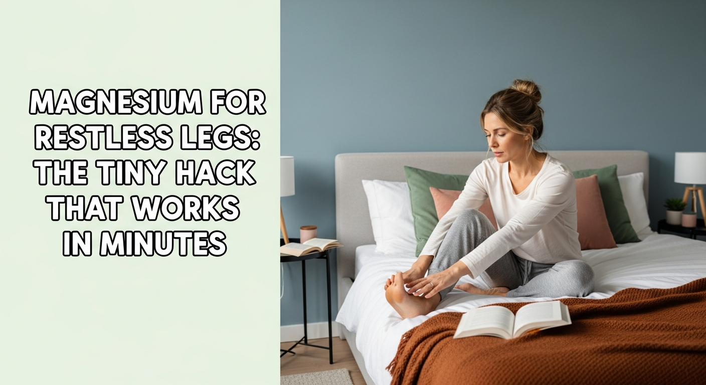 Magnesium for Restless Legs: The Tiny Hack That Works in Minutes – Jane ...