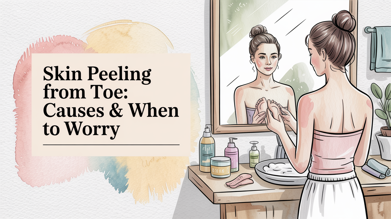 Skin peeling from toe: Causes & When to Worry – Jane Vine