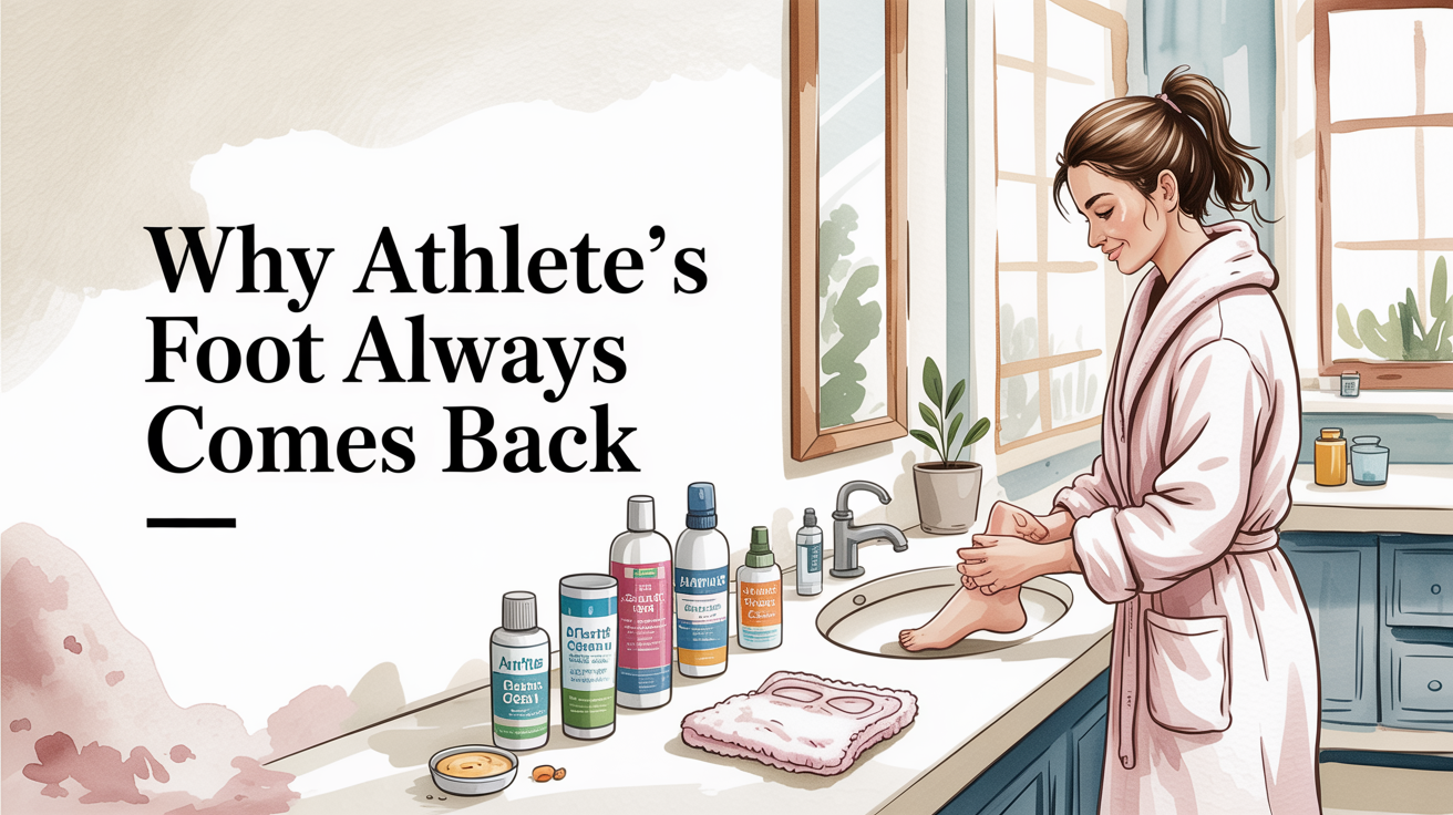 Why does athlete’s foot keep coming back? – Jane Vine