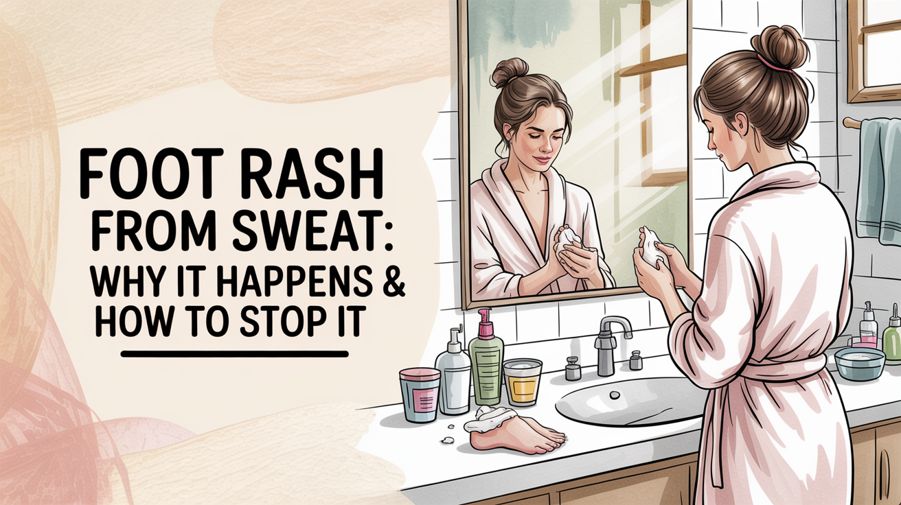 Foot rash from sweat: Why It Happens & How to Stop It – Jane Vine