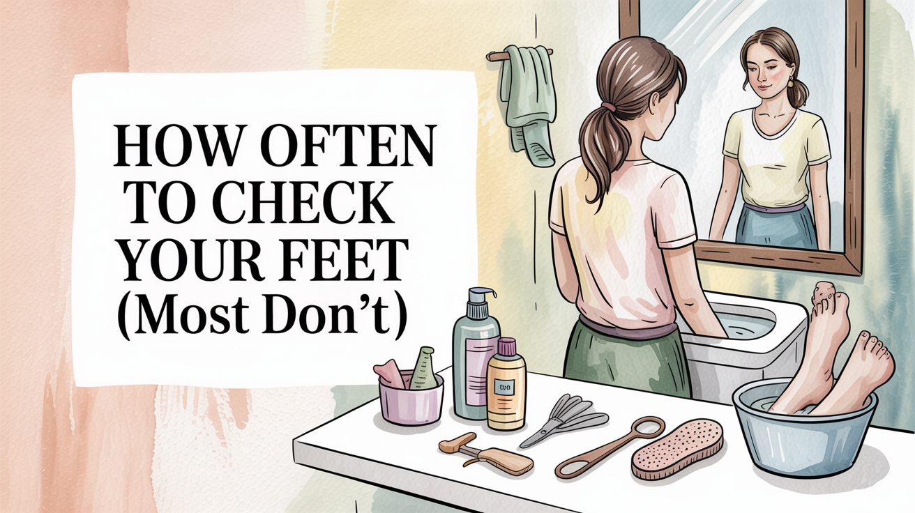 How often should you check your feet for problems? – Jane Vine